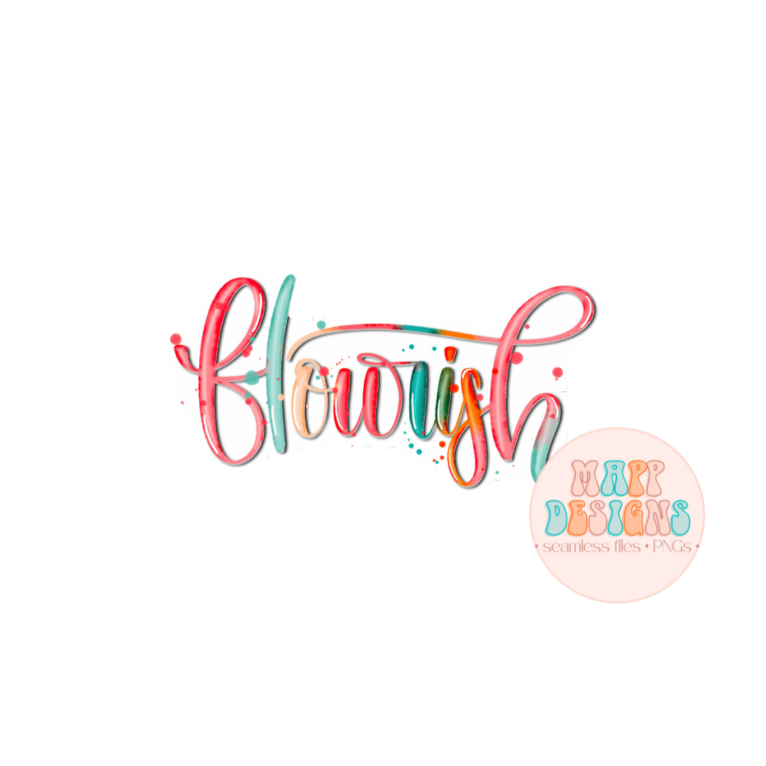 Flourish Vinyl Sticker – Mapp Stationery Shop